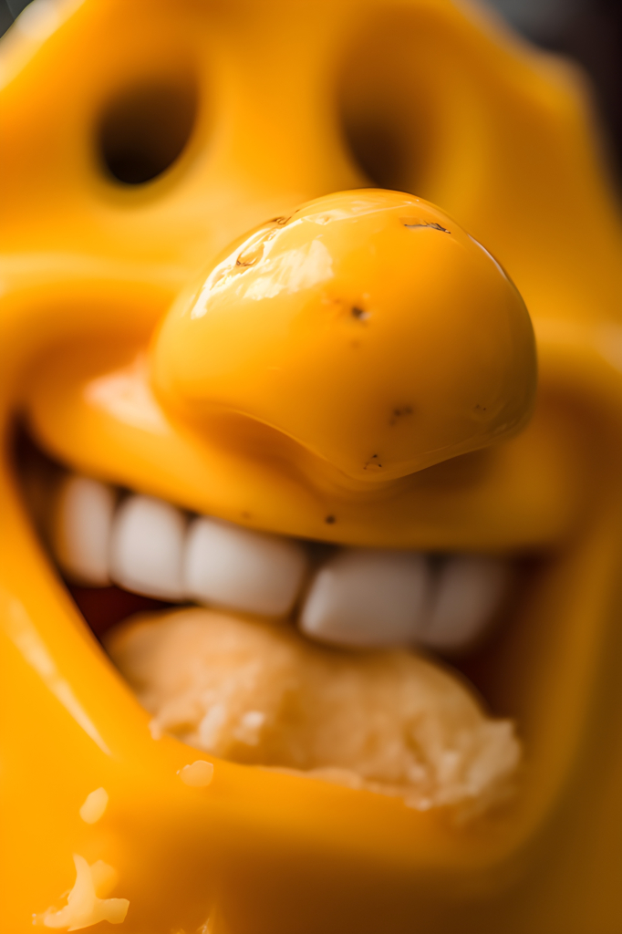 A strange cheesy character that's a little sinister - Impossible Images ...