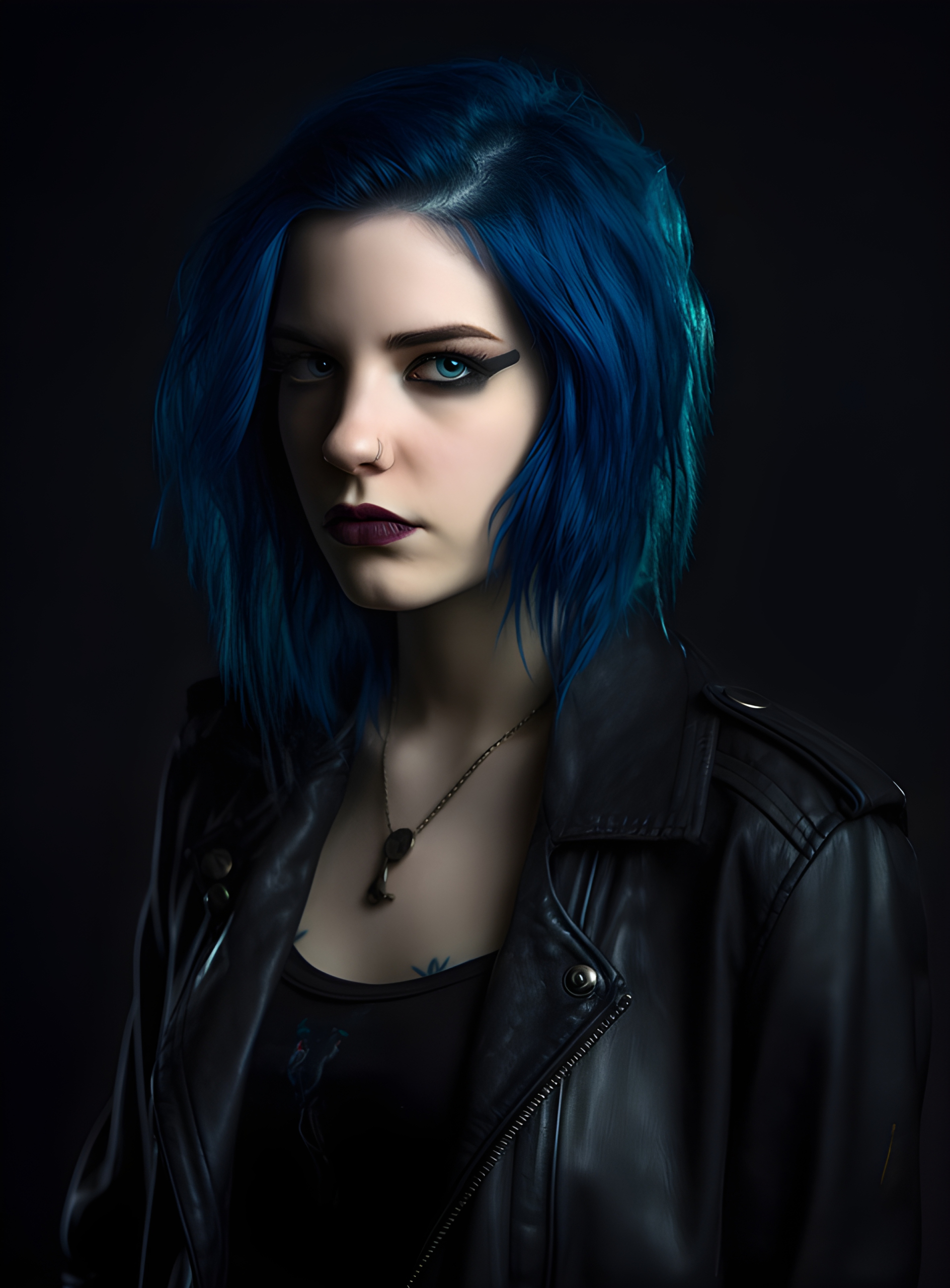 Female emo goth performer portrait - Impossible Images - Unique stock ...