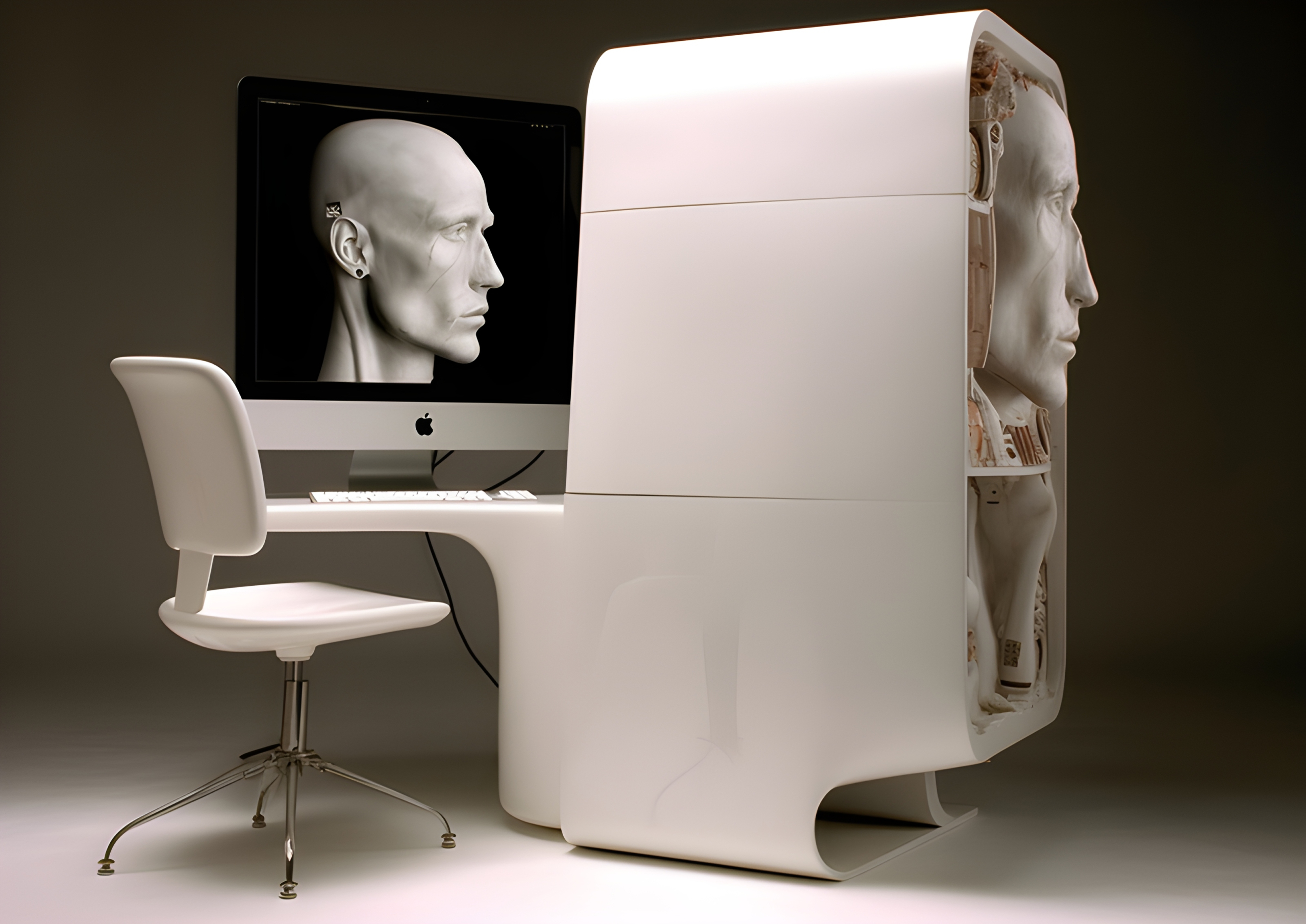 Strange computer desk - Impossible Images - Unique stock images for ...