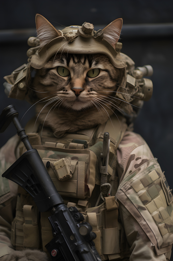 The last photo of a special forces cat soldier - Impossible Images ...