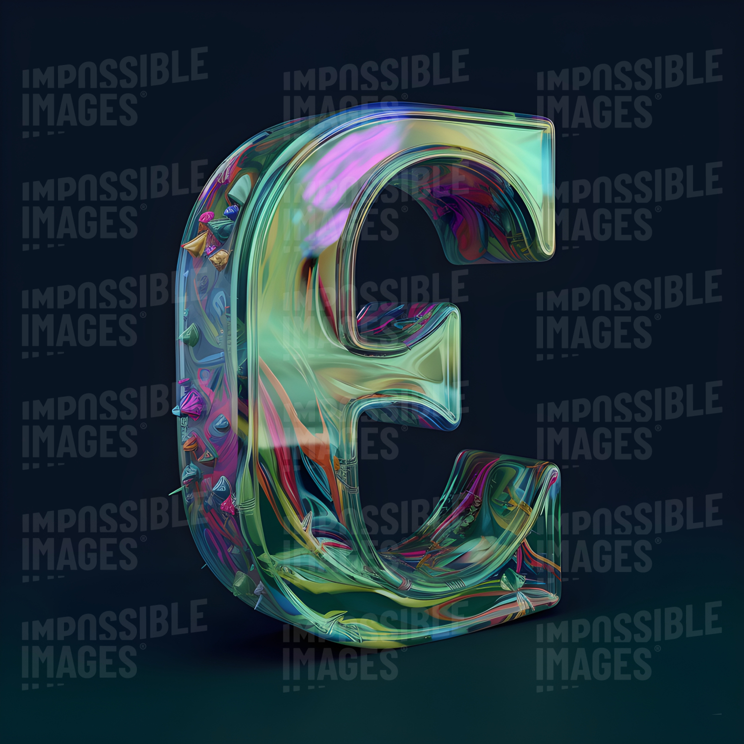 Colorful Letter E - Impossible Images - Unique stock images for ...