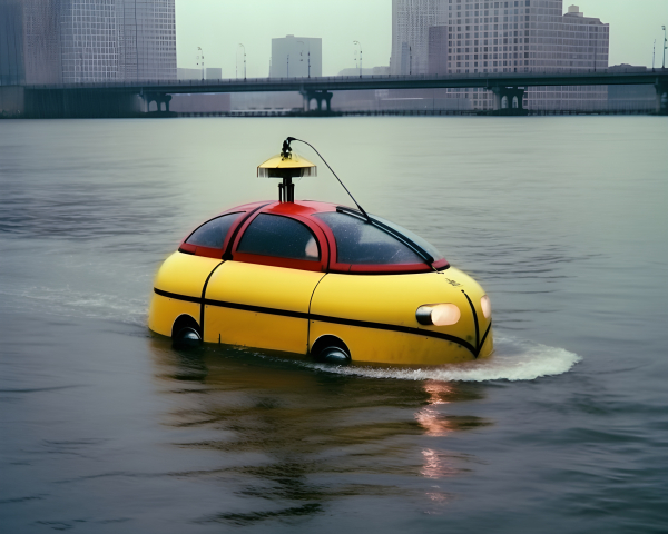 A yellow submarine-car - Impossible Images - Unique stock images for ...
