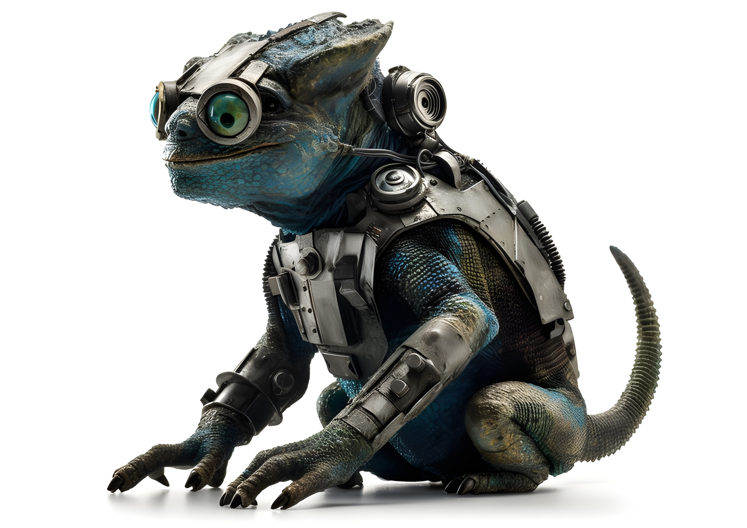 Smiling Chameleon robot - Impossible Images - Unique stock images for ...