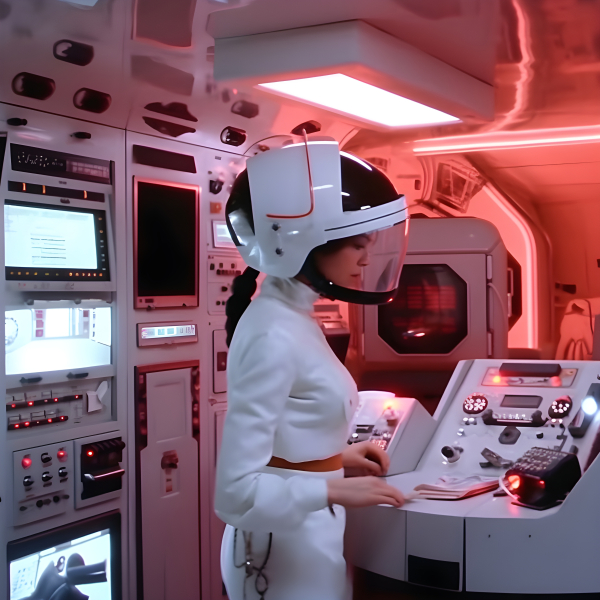 A 1980s sci fi space movie astronaut. - Impossible Images - Unique ...