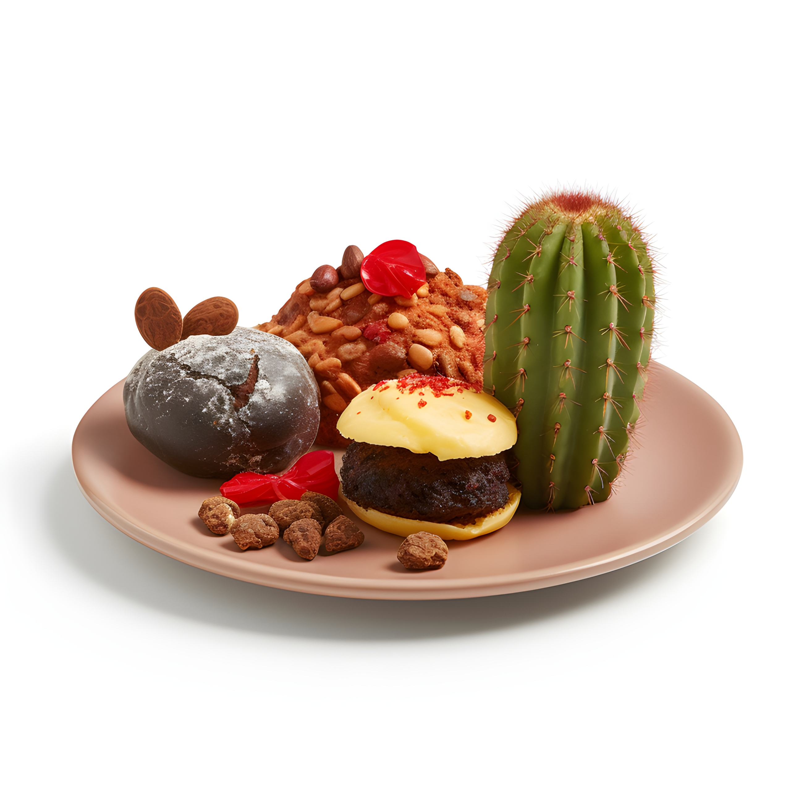 A range of desserts made from cacti - Impossible Images - Unique stock ...