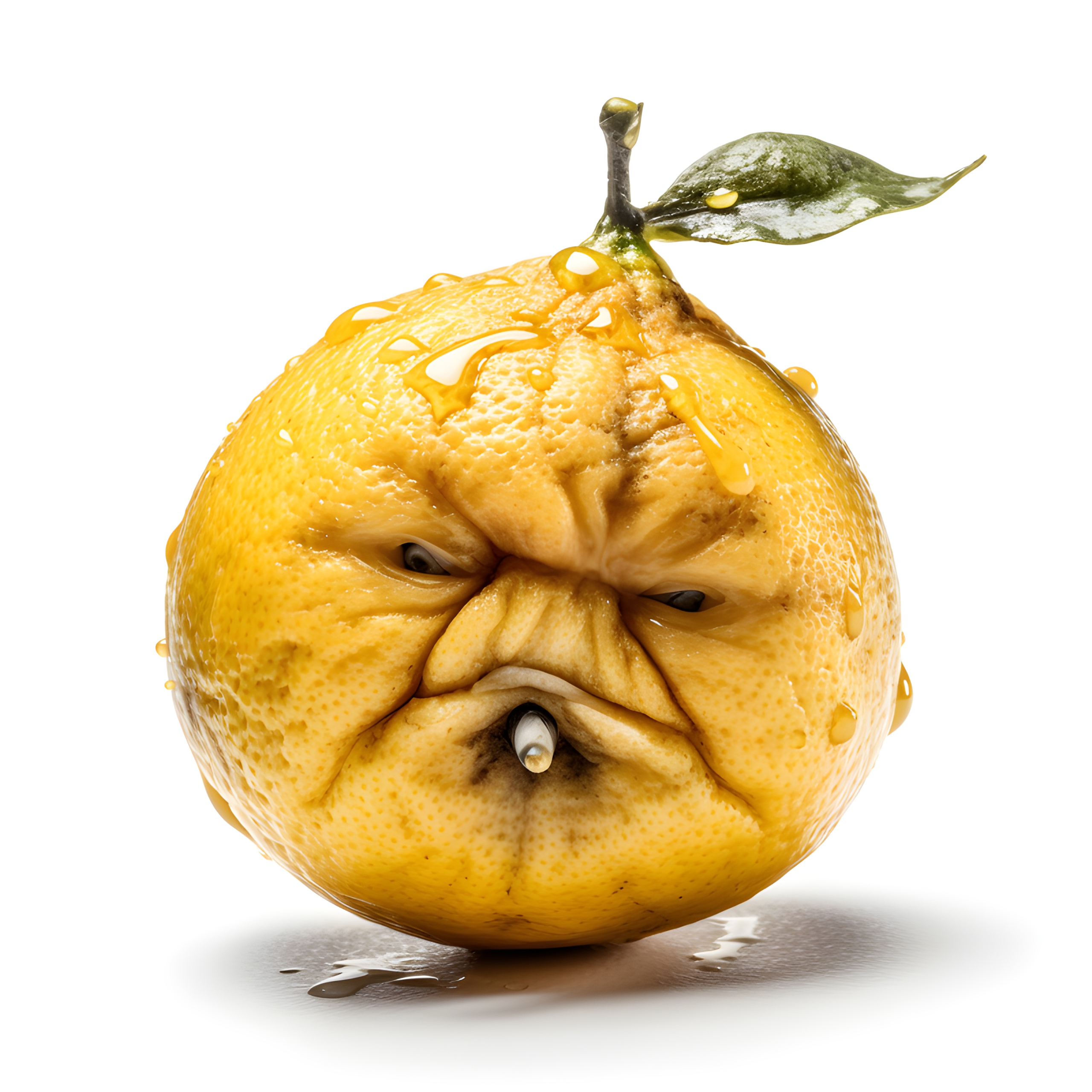 An angry lemon - Impossible Images - Unique stock images for commercial ...