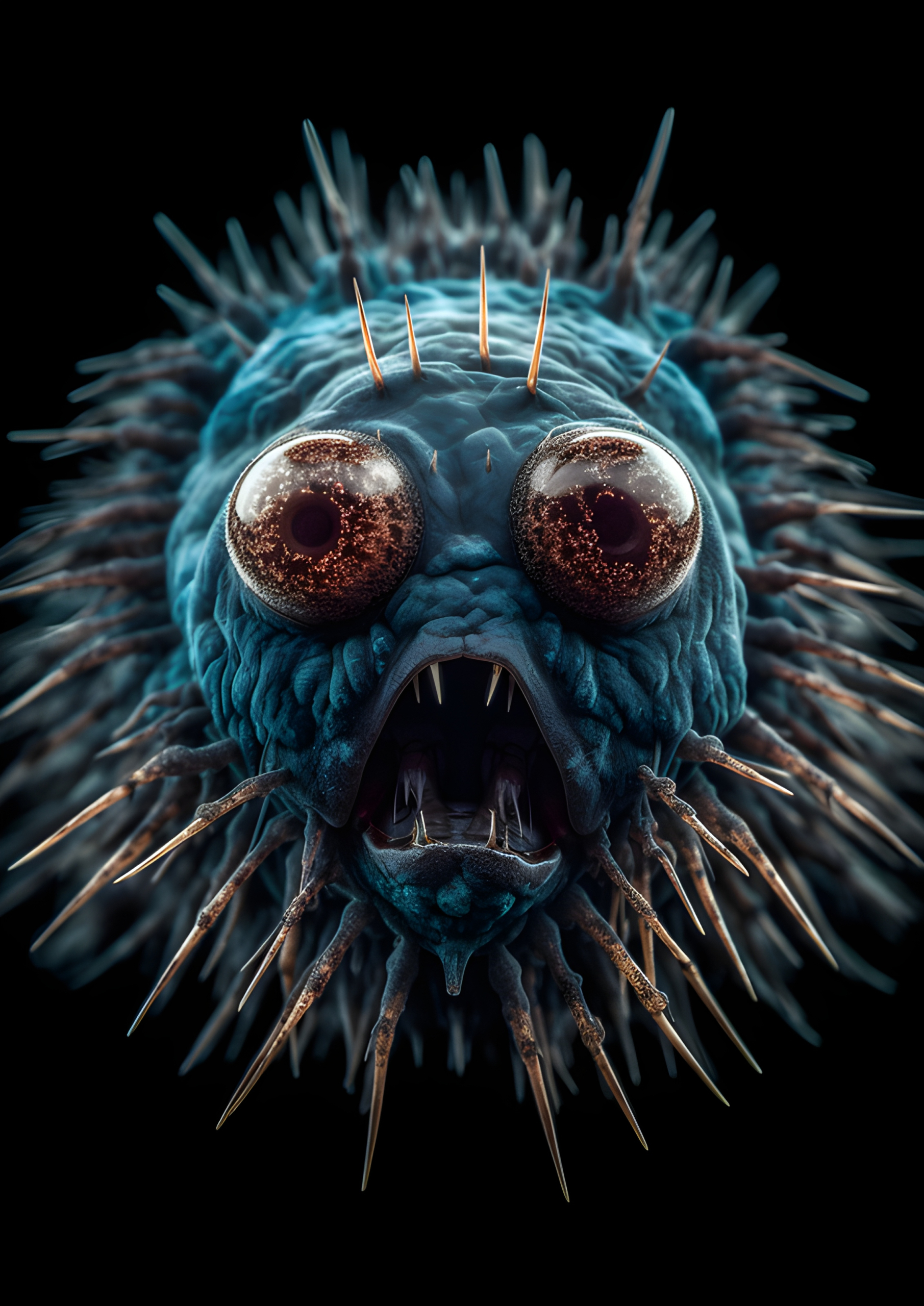 Scared Looking Virus - Impossible Images - Unique stock images for ...
