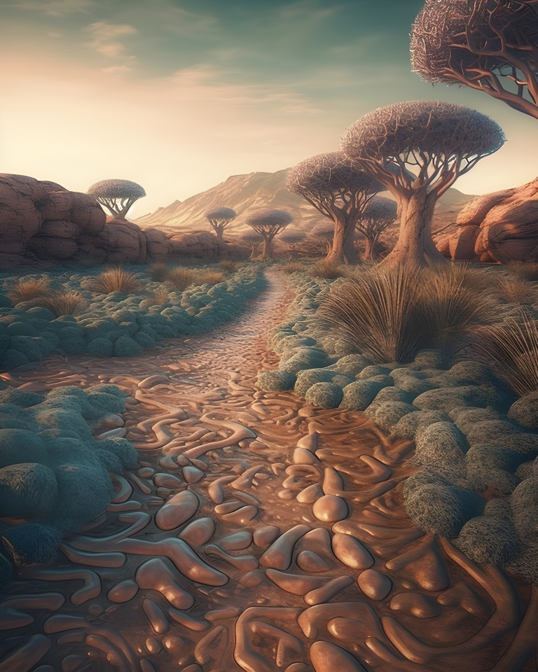 Strange alien landscape - Impossible Images - Unique stock images for ...