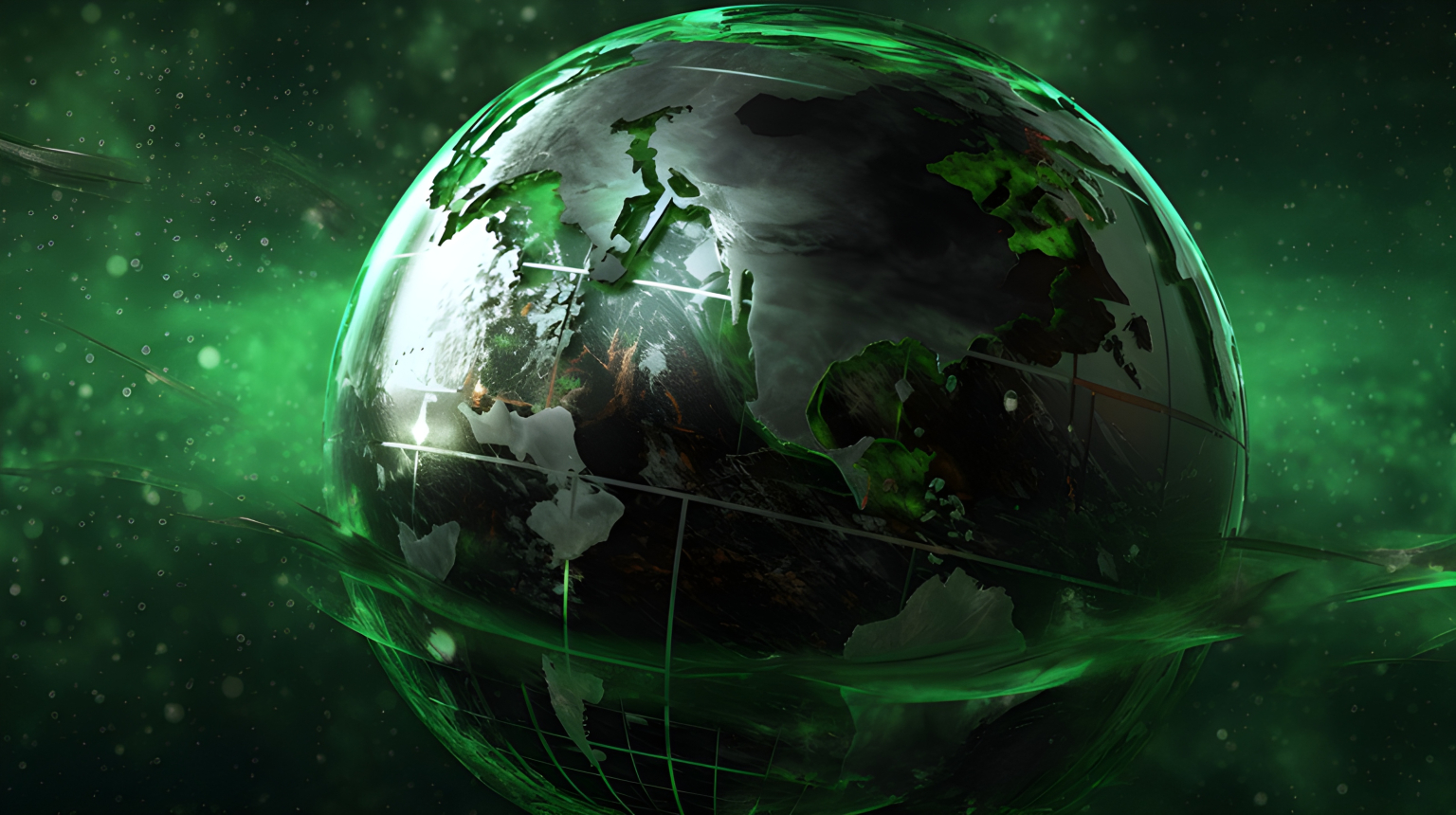 Metallic planet earth environment concept - Impossible Images - Unique ...