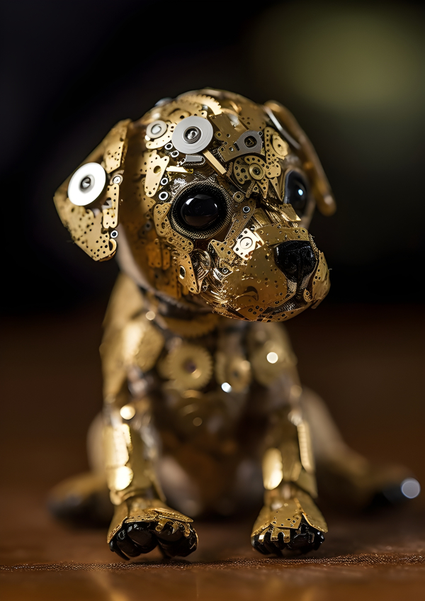 Tiny Mechanical Puppy - Impossible Images - Unique stock images for ...