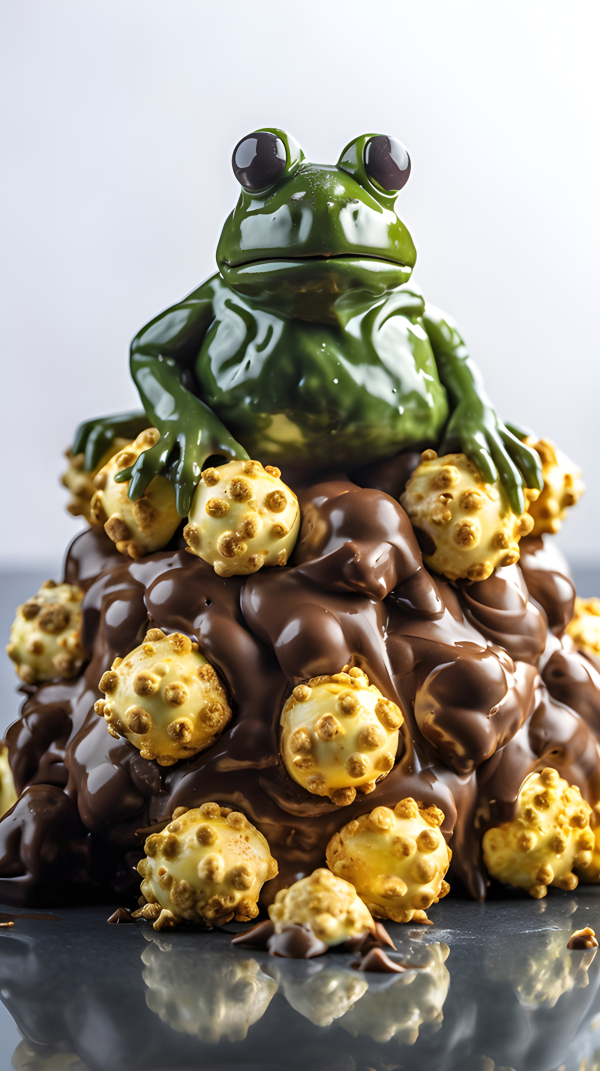 Frog dessert with spawn - Impossible Images - Unique stock images for ...