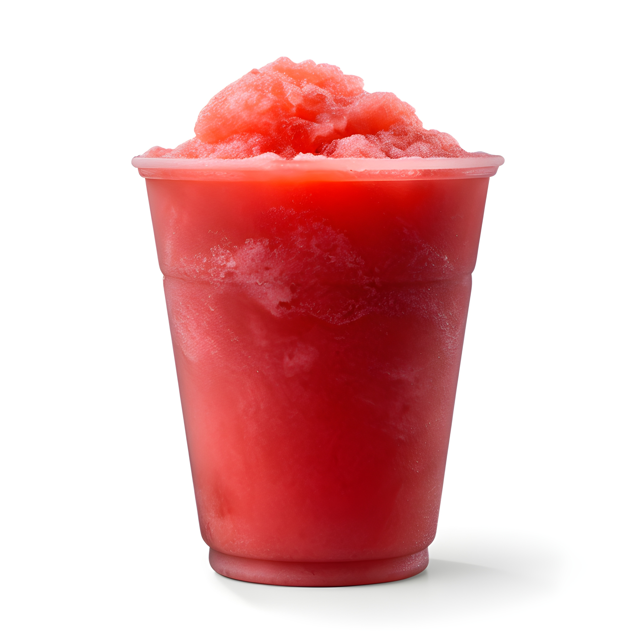 A strawberry slushy on white background - Impossible Images - Unique ...