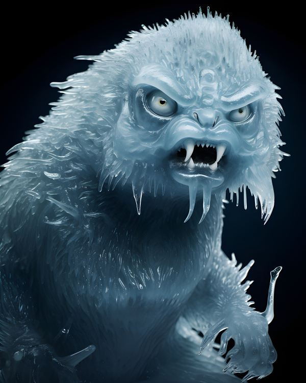 Ice monster - Impossible Images - Unique stock images for commercial use.