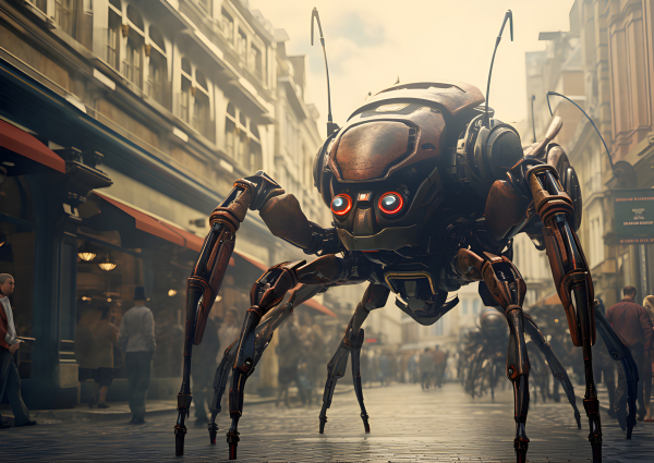 Large spider ant robot hybrid - Impossible Images - Unique stock images ...