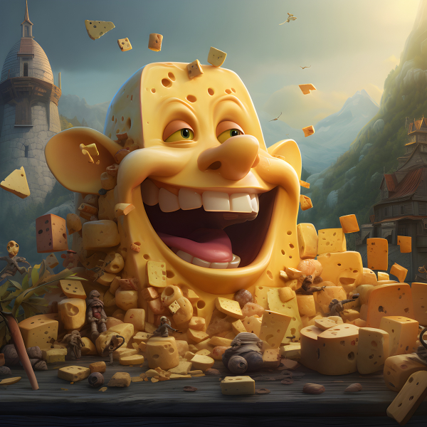 Happy Cheese - Impossible Images - Unique stock images for commercial use.