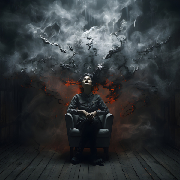Dark thoughts concept - Impossible Images - Unique stock images for ...