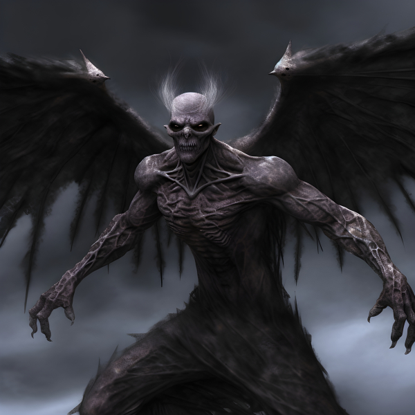 Winged demon - Impossible Images - Unique stock images for commercial use.
