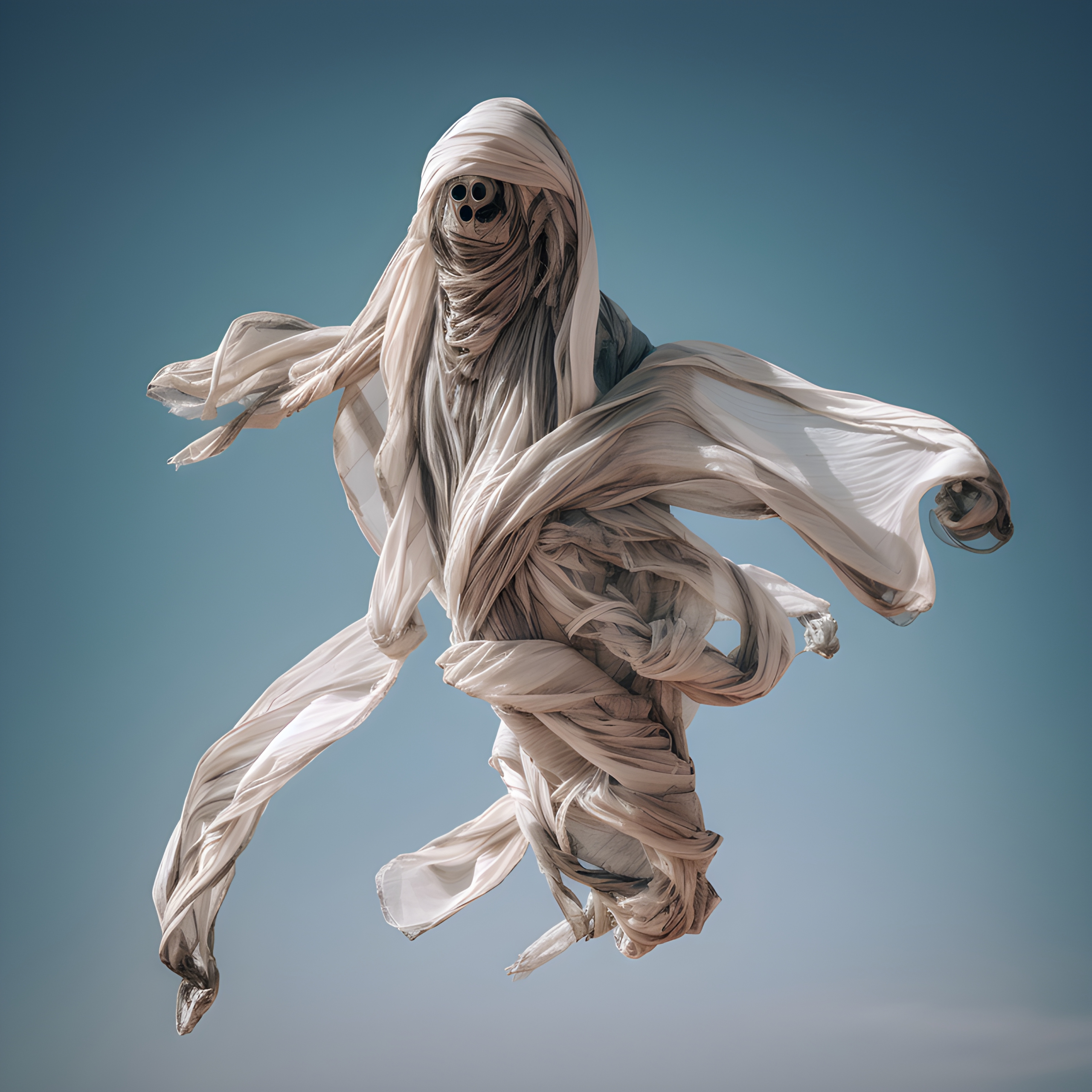 Weird supernatural entity made of rags - Impossible Images - Unique ...