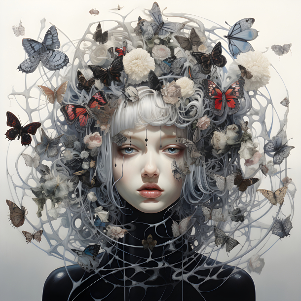 White Bird Woman - Impossible Images - Unique stock images for ...