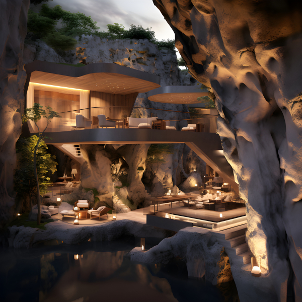 A home built into a cliff - Impossible Images - Unique stock images for ...
