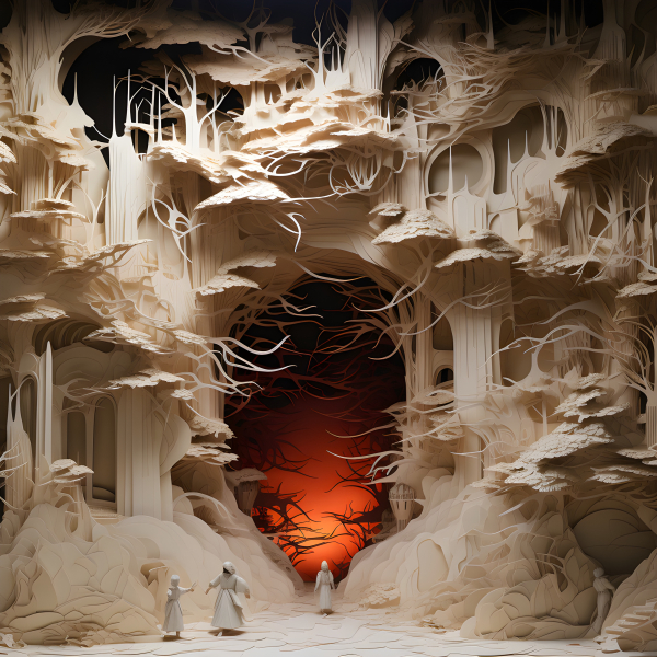 Layered Paper Gateway to Hell - Impossible Images - Unique stock images ...