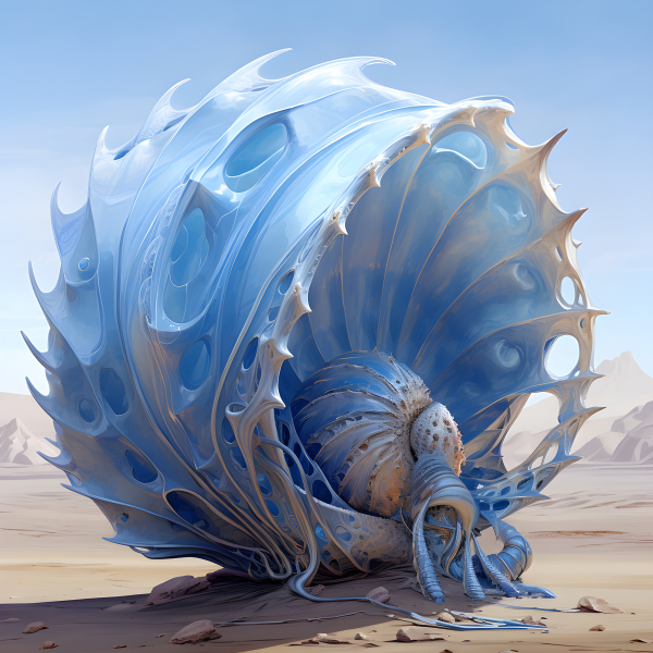 Blue Shell - Impossible Images - Unique stock images for commercial use.