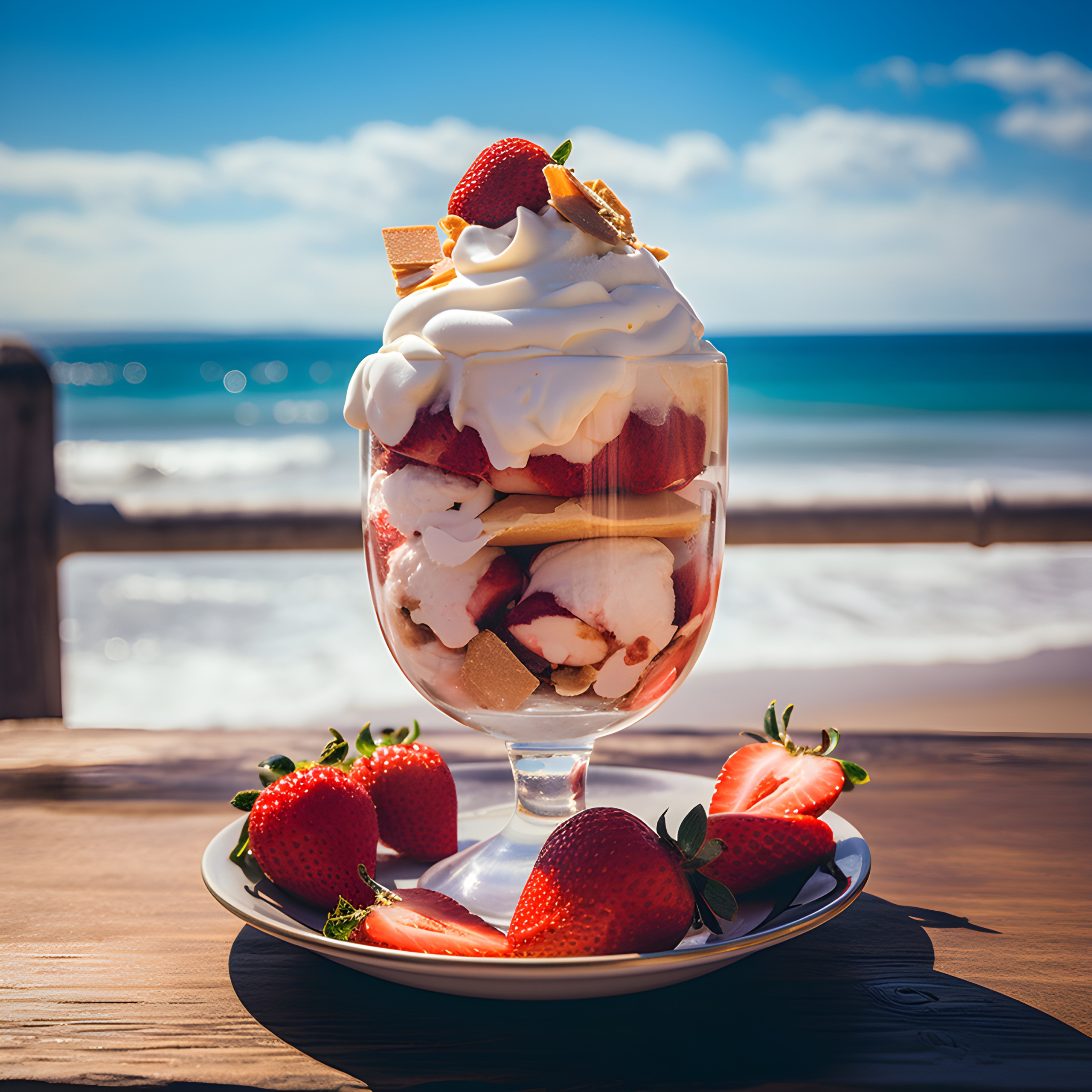An icecream sundae on the beach - Impossible Images - Unique stock ...