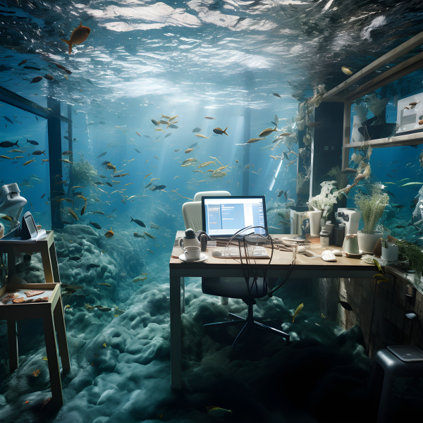 Underwater Office - Impossible Images - Unique stock images for ...