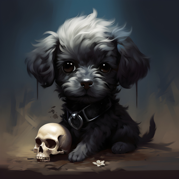 Cute Death Dog - Impossible Images - Unique stock images for commercial ...