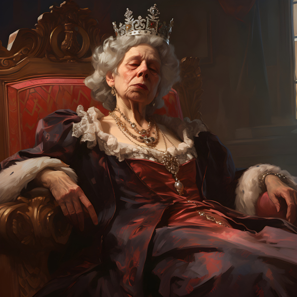 Poor Queen - Impossible Images - Unique stock images for commercial use.