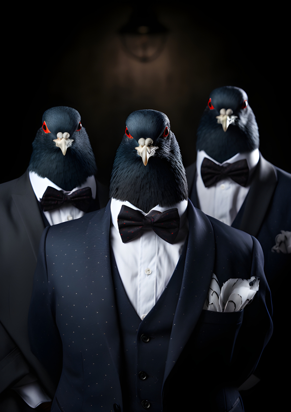 The Pigeon Mafia - Impossible Images - Unique stock images for ...