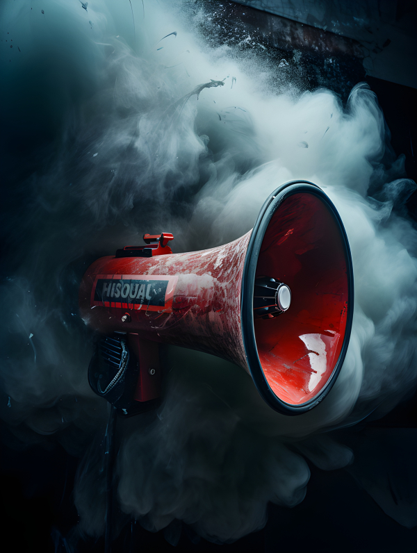 Megaphone - Impossible Images - Unique stock images for commercial use.