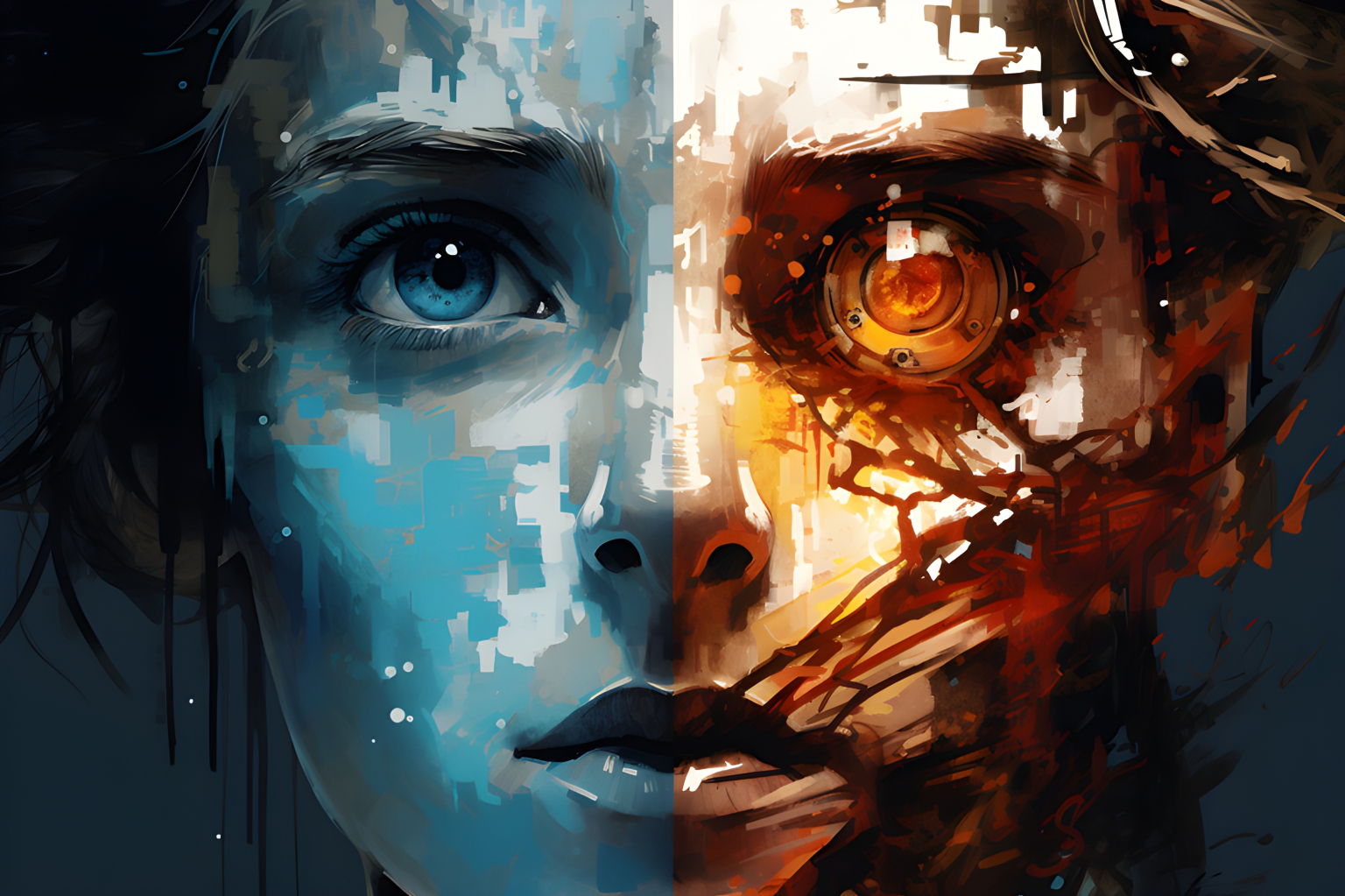 Half Human, Half Machine - Impossible Images - Unique stock images for ...