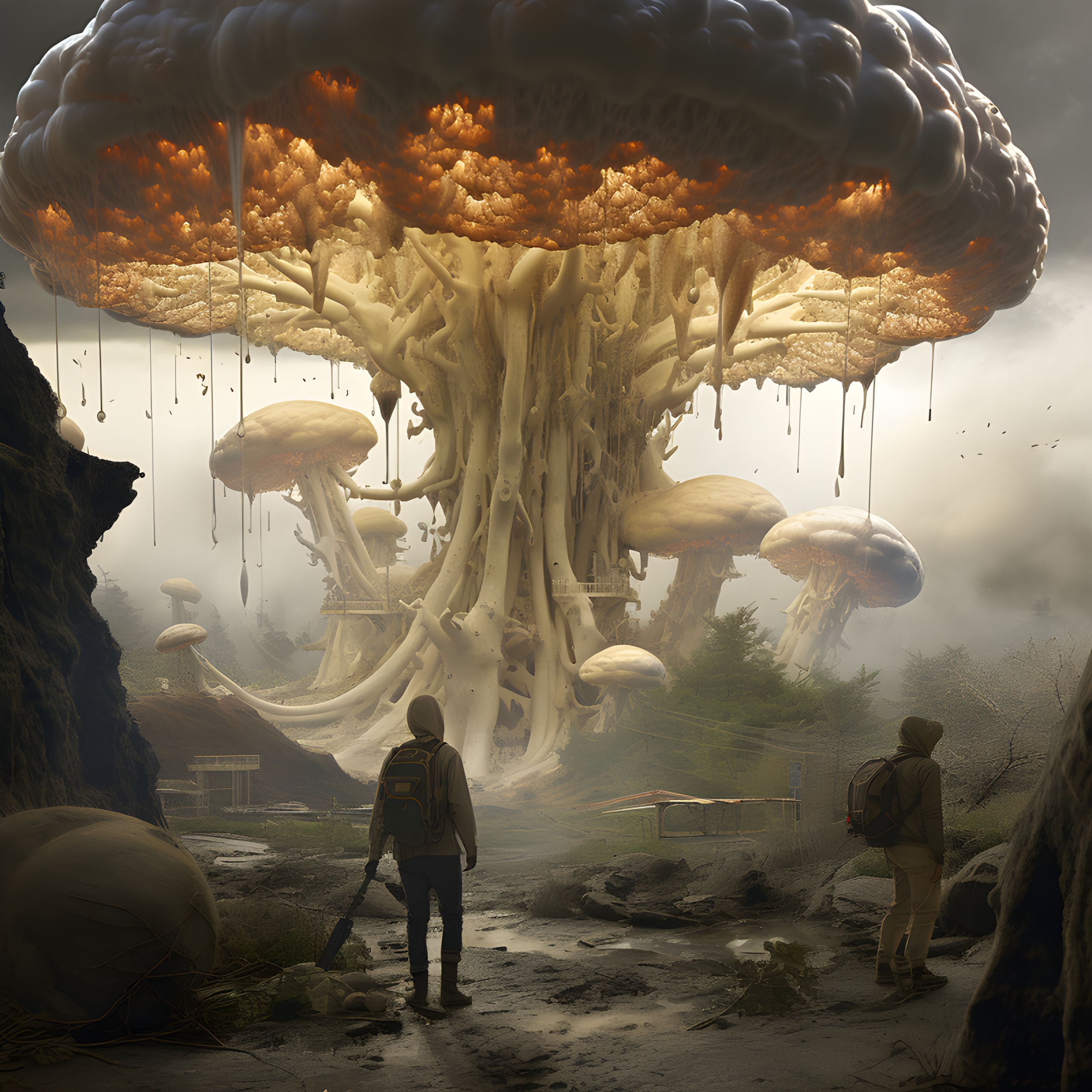 A strange world of mushrooms - Impossible Images - Unique stock images ...