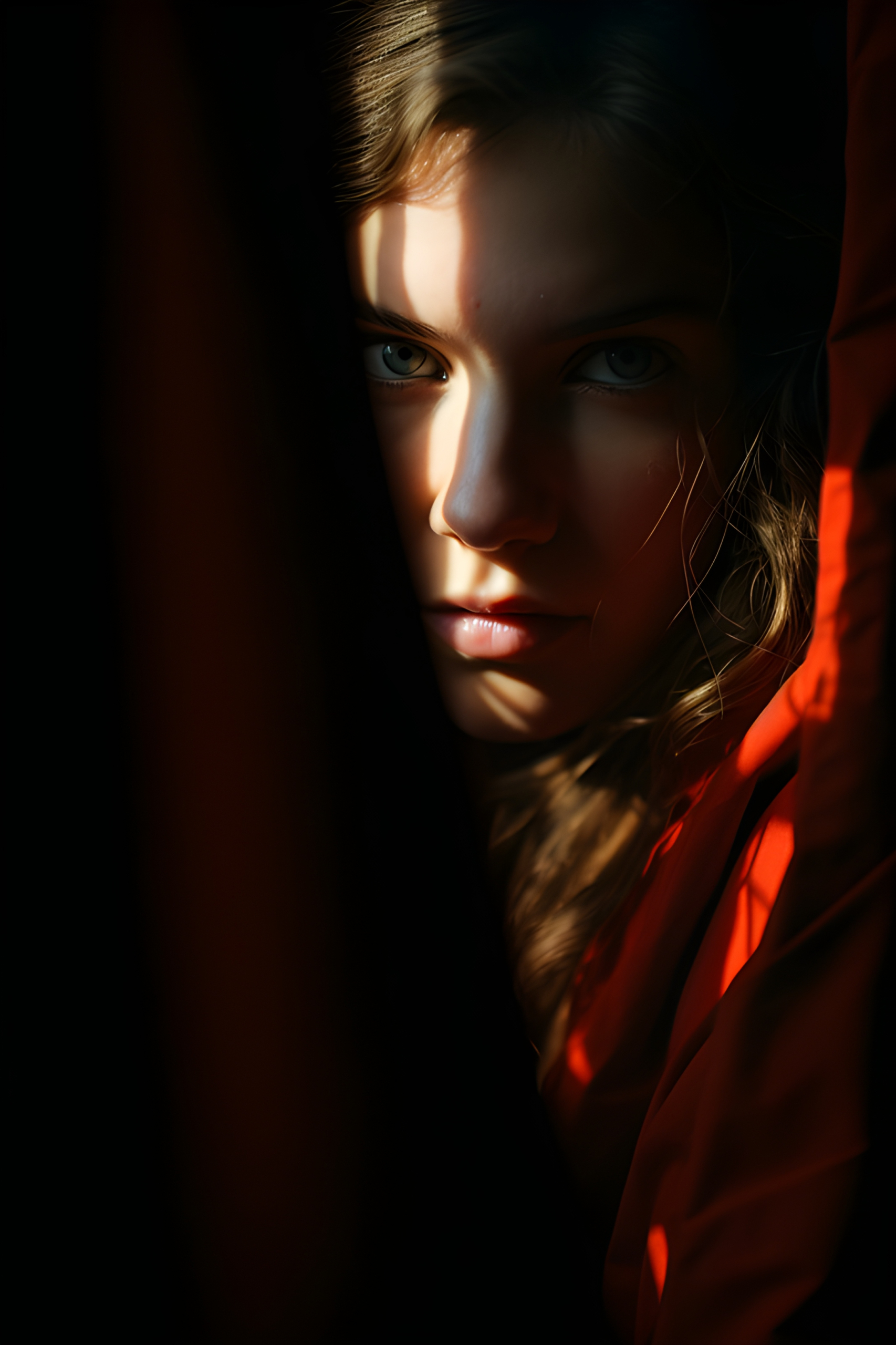 Woman hiding in the shadows - Impossible Images - Unique stock images ...