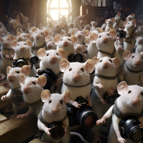Mice paparazzi - Impossible Images - Unique stock images for commercial ...