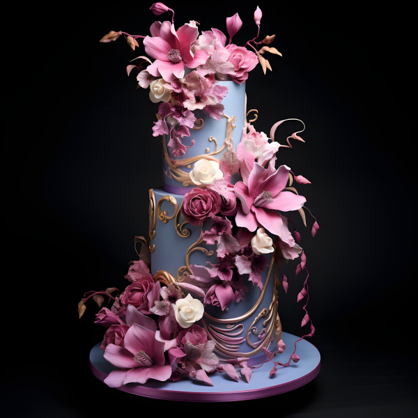 Exotic floral wedding cake - Impossible Images - Unique stock images ...