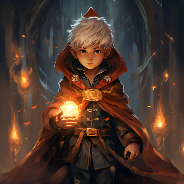Boy Mage - Impossible Images - Unique stock images for commercial use.