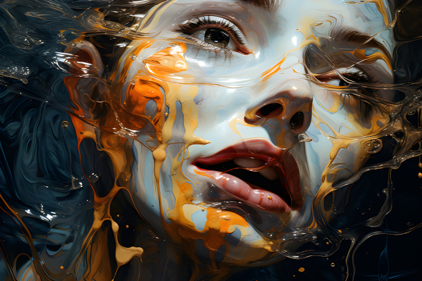 A woman’s face - Impossible Images - Unique stock images for commercial ...