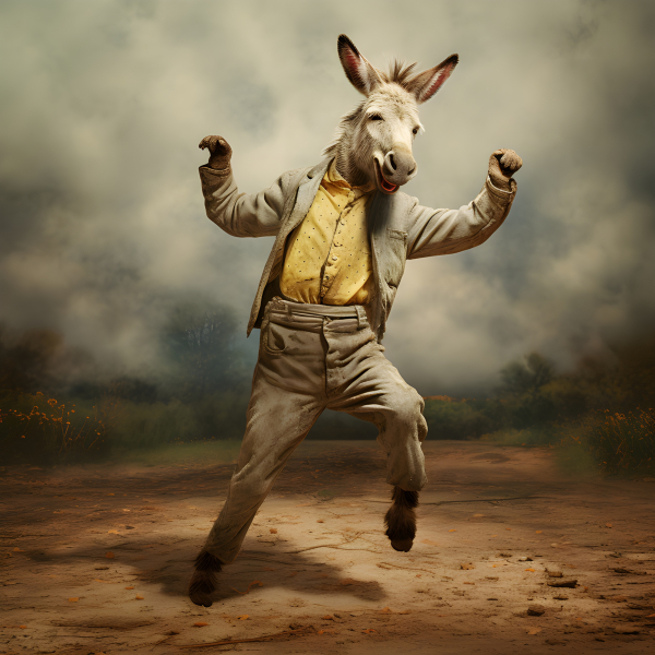 Donkey Dancing - Impossible Images - Unique stock images for commercial ...