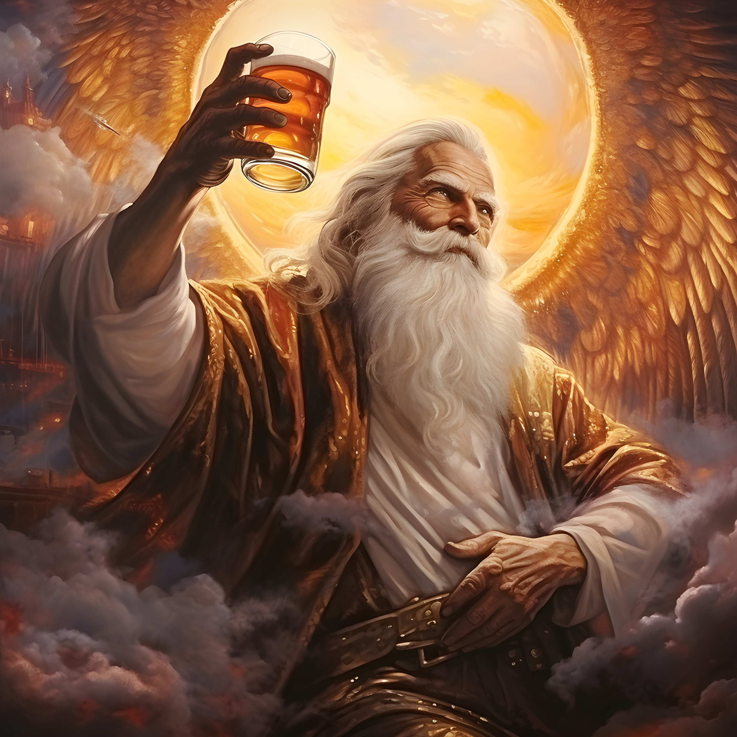 Heavenly beer - Impossible Images - Unique stock images for commercial use.