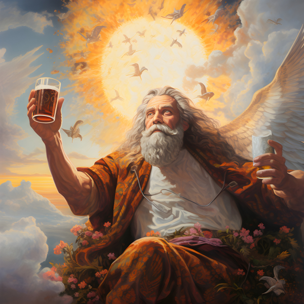 Beer from heaven - Impossible Images - Unique stock images for commercial use.