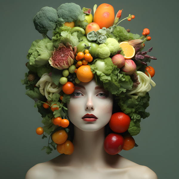 Vegetable head - Impossible Images - Unique stock images for commercial ...
