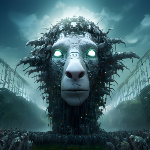 Android sheep - Impossible Images - Unique stock images for commercial use.