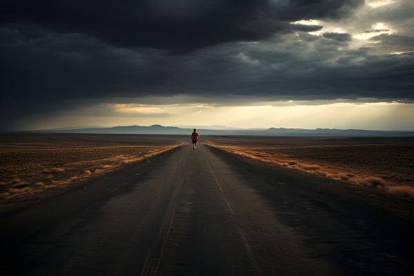 The loneliness of the long distance runner - Impossible Images - Unique ...