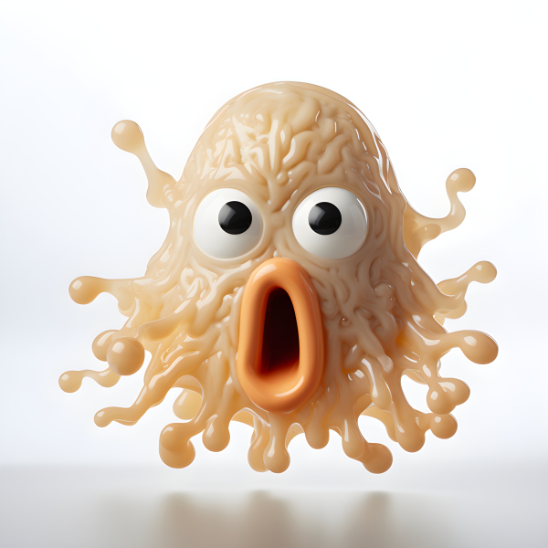 Unusual floating monster that could be made of spaghetti - Impossible ...
