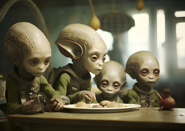 Alien children - Impossible Images - Unique stock images for commercial ...