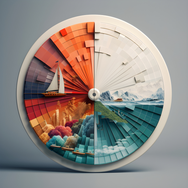 Imaginative 3D pie chart design - Impossible Images - Unique stock ...