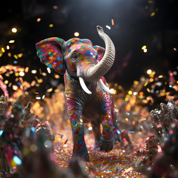 Glitter elephant - Impossible Images - Unique stock images for ...