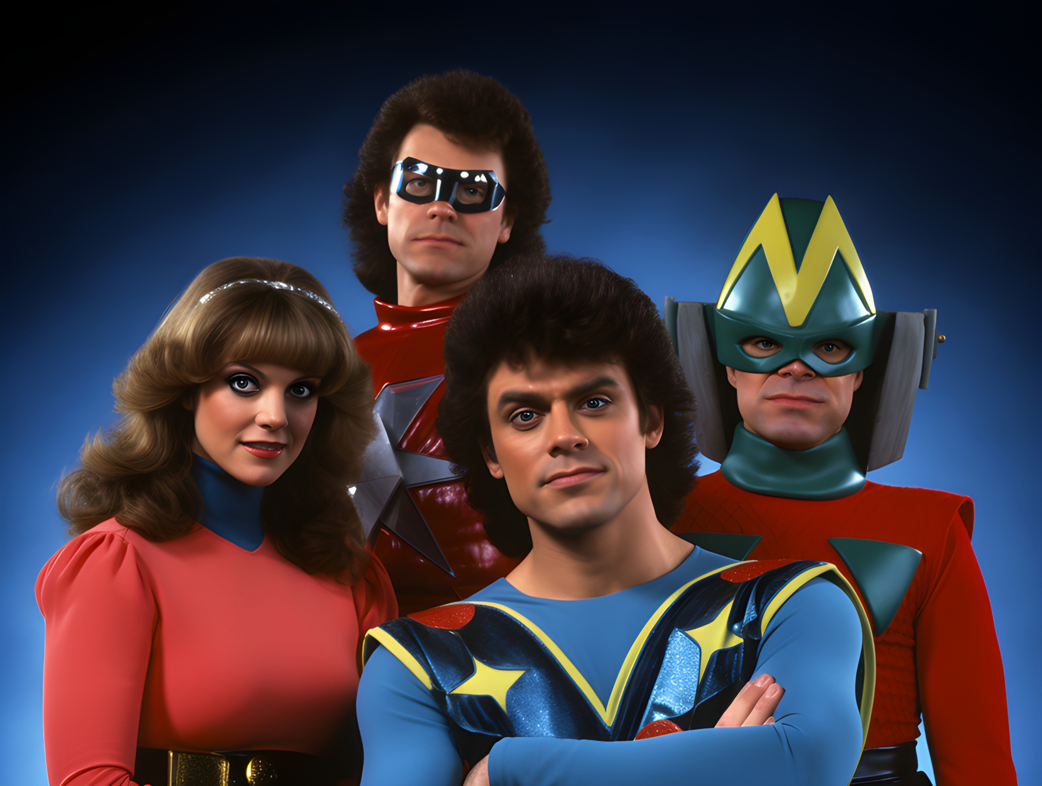Cheesy 1980s superhero sitcom characters - Impossible Images - Unique ...